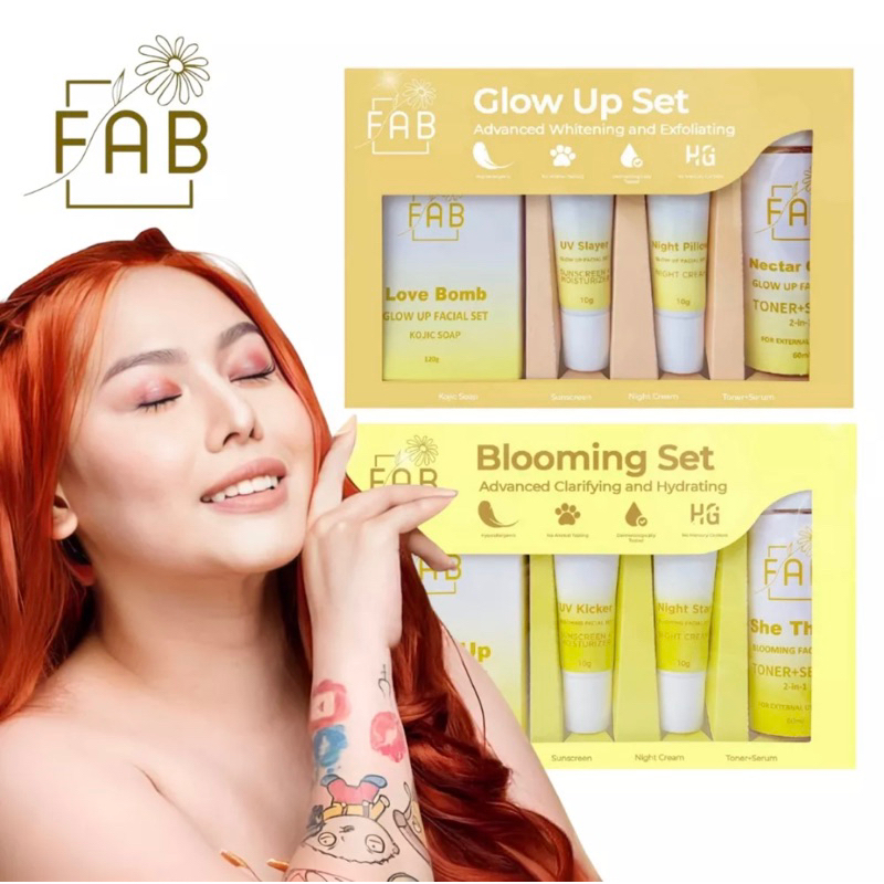 FAB GLOW UP SET BLOOMING SET | Shopee Philippines