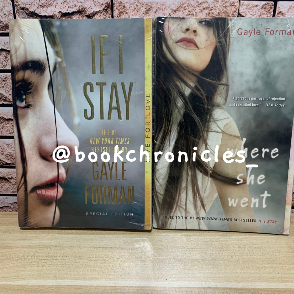 If I Stay & Where She Went BUNDLE -- Gayle Forman (Paperback) | Shopee ...