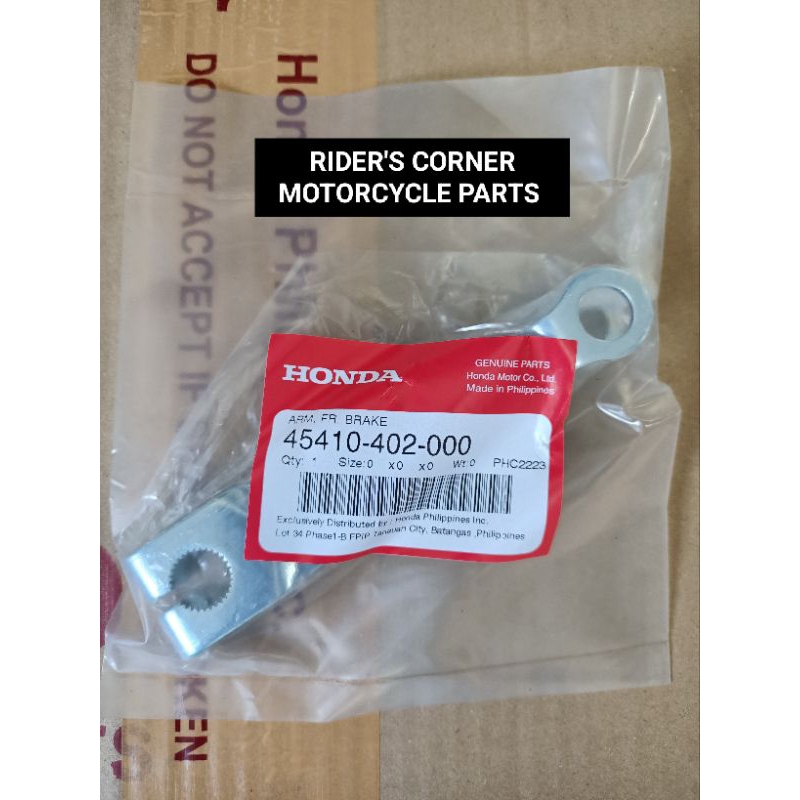 TMX155 Front Brake Cam Lever / Arm 45410-402-000 Honda Genuine ...