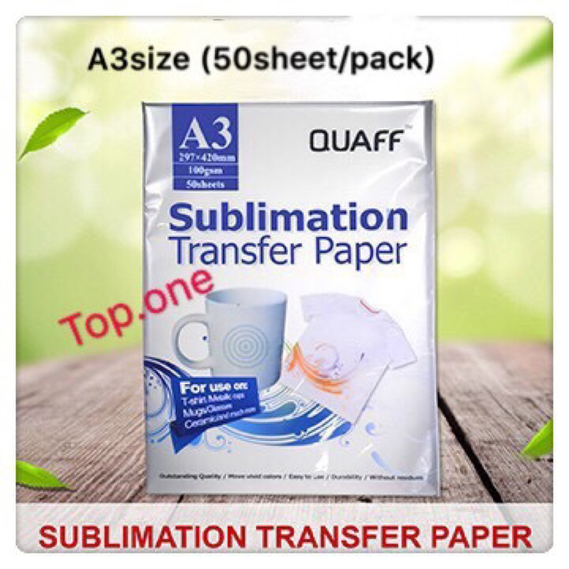Sublimation paper A4(100pcs)A3(50pcs) | Shopee Philippines