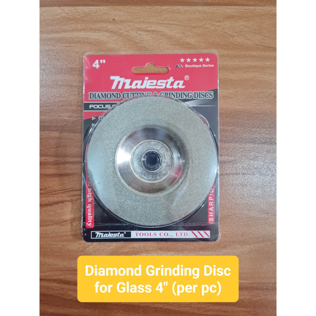 Diamond Grinding Disc for Glass 4" High Quality Majesta Glass Grinding ...