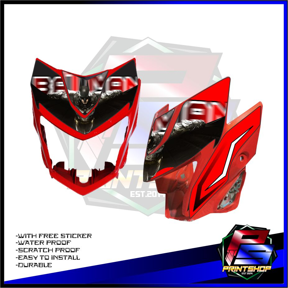 RS Fi 125 Honda Cowling headlight sticker decals durable and high ...