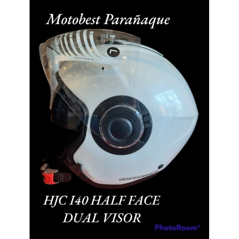 HJC I40 HALF FACE DUAL VISOR | Shopee Philippines