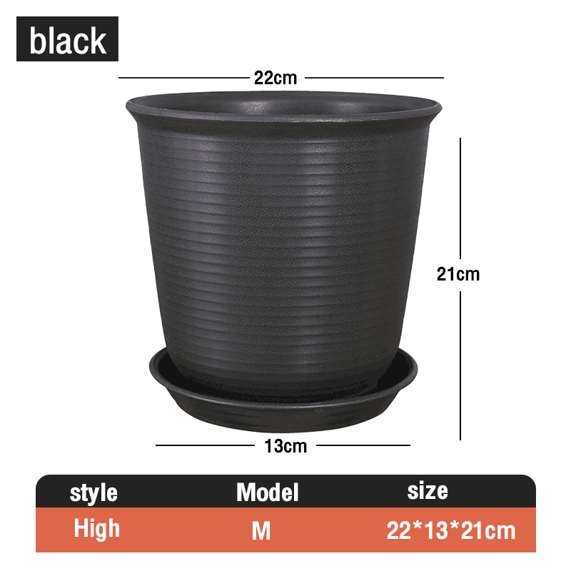 Thickened Resin Plastic Flower Pot Imitation Ceramic Design, Perfect ...