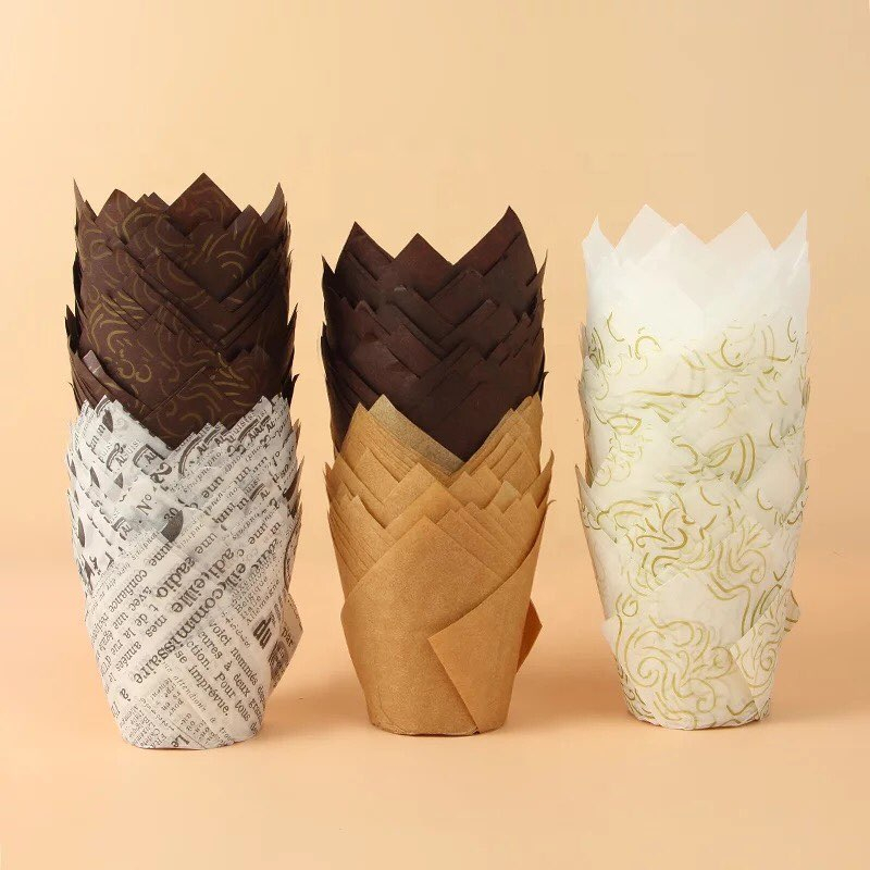 TULIP MUFFIN CUPCAKE LINERS ASSORTED 3oz - WHOSALE (192 Tubes) | Shopee ...