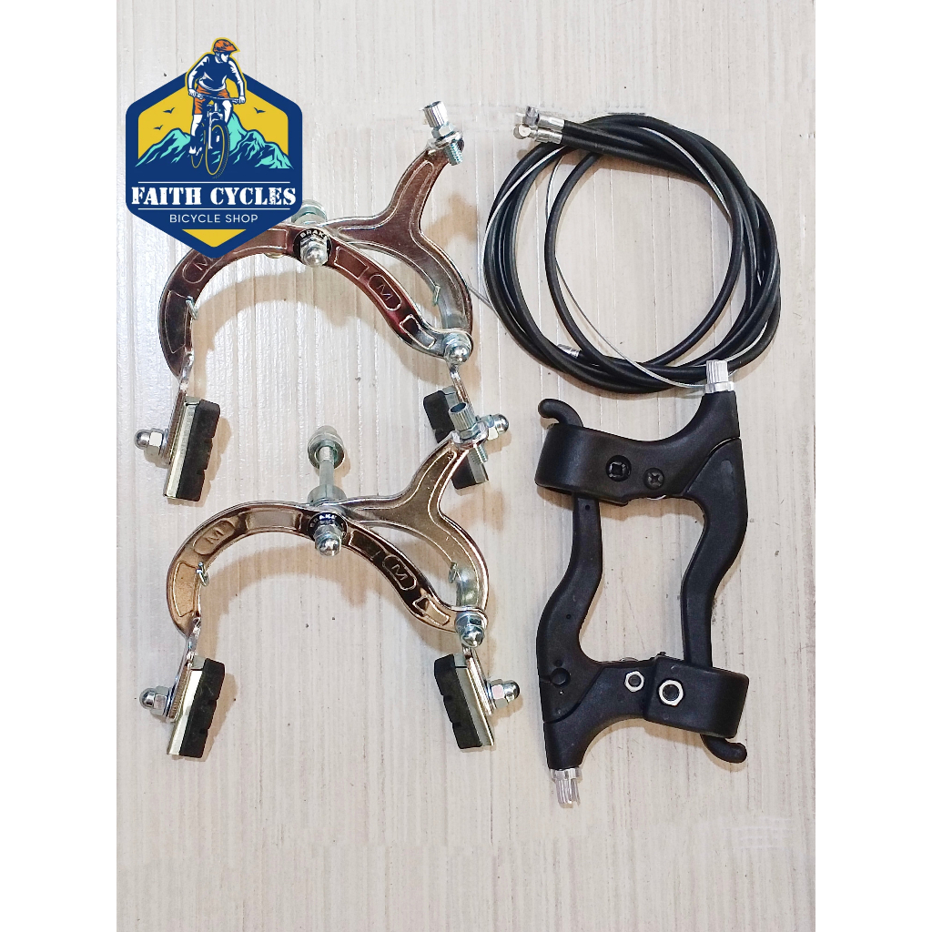 Heavy Duty Brake Caliper Set for BMX Bike with Lever Set Front and Back ...