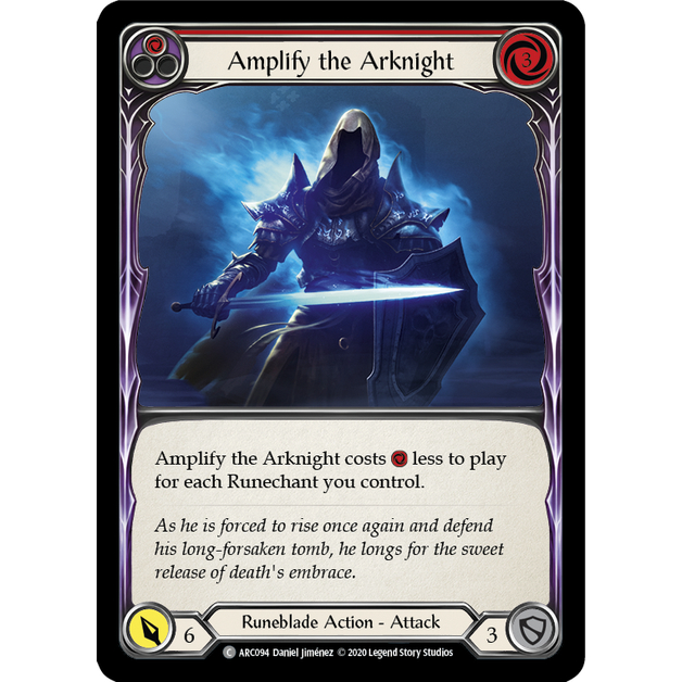 Amplify the Arknight (ARCANE RISING UNLIMITED - FLESH AND BLOOD TCG ...