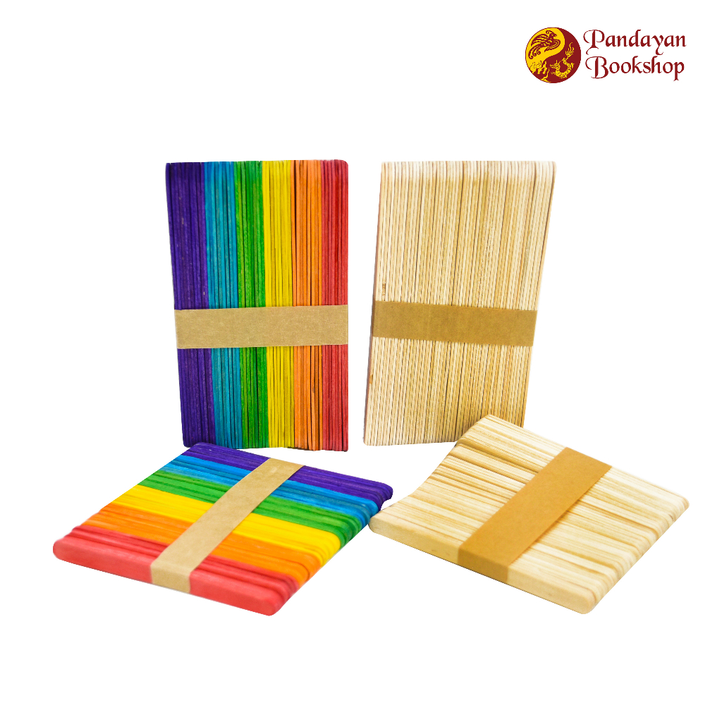 Wooden Popsicle Stick 50s (Big | Small) | Shopee Philippines