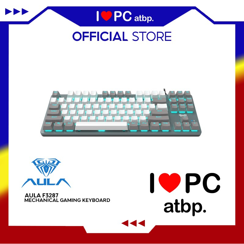 Aula F3287 Mechanical Gaming Keyboard (Wired, RGB, Tenkeyless, Media ...