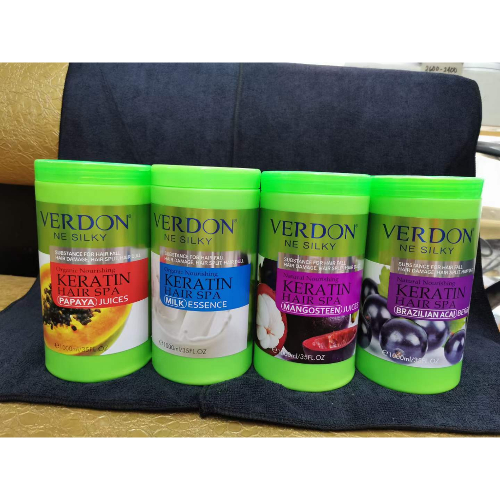VERDON keratin hair treatment spa 1000ml authentic | Shopee Philippines