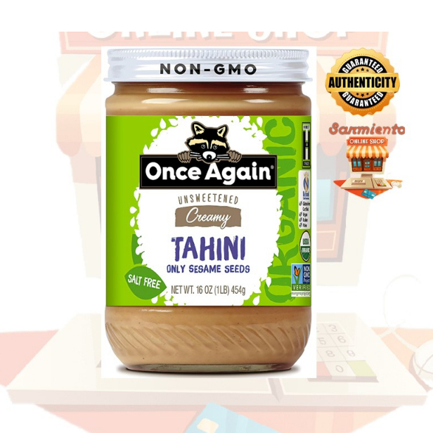 Once Again Unsweetened Creamy Tahini 454g | Shopee Philippines