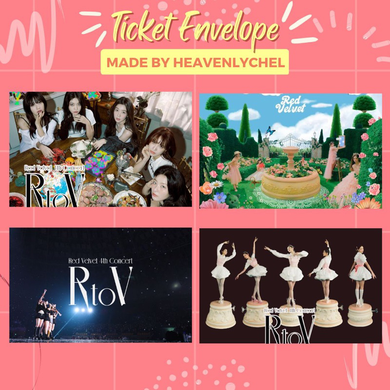 RED VELVET IN MANILA CONCERT TICKET HOLDER | Shopee Philippines