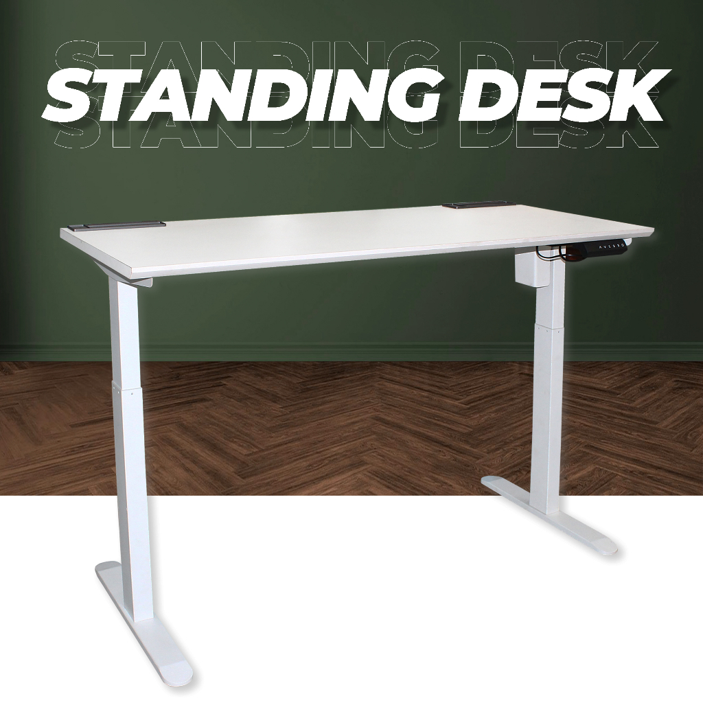 PEARL PANDA TAYLOR Electric Height Adjustable Standing Desk (140CM ...