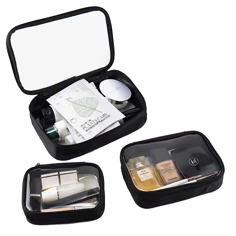 Transparent Pouch Organizer Waterproof Toiletries Bag Clear Travel ...