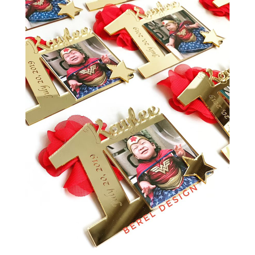 Birthday Souvenirs Ref Magnet Photo Frame 1 Acrylic Mirror | Shopee ...