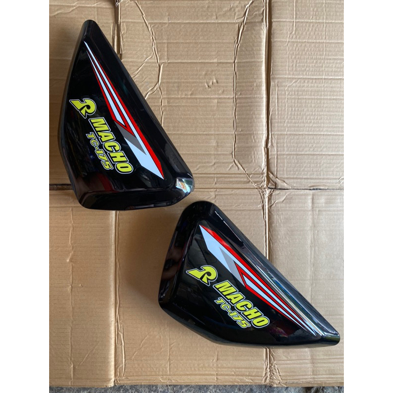 RUSI TC 175 SIDE COVER BIG SIZE/BLACK ORIGINAL(SOLD PER SET) | Shopee ...
