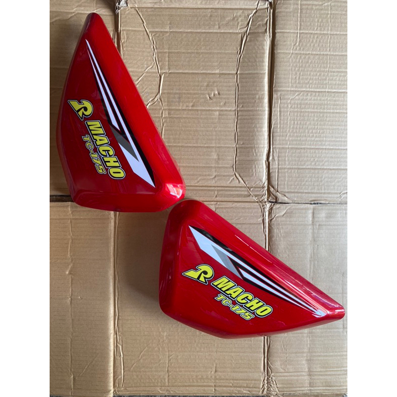 RUSI TC 175 SIDE COVER BIG SIZE/RED ORIGINAL(SOLD PER SET) | Shopee ...