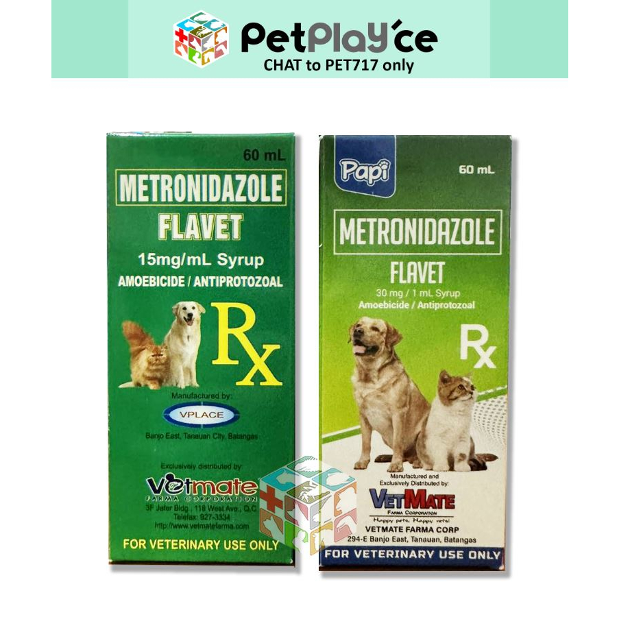 Papi Flavet Antiprotozoal/ Amoebicide Suspension Liquid 60mL ...