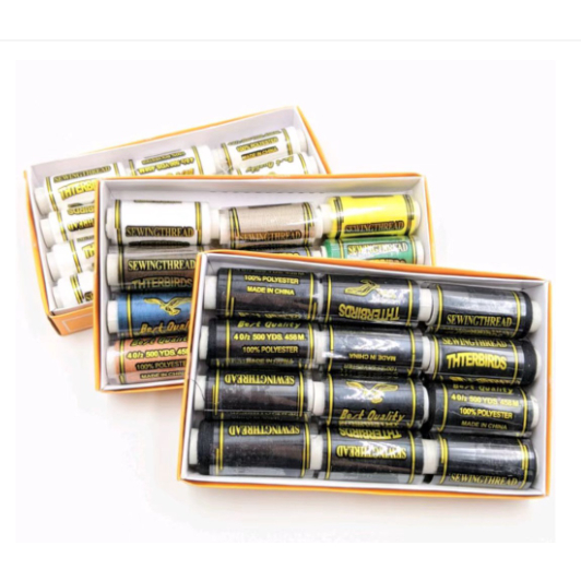 12pcs Sewing Thread for Hand or Machine Kit DIY All Purpose Sinulid ...