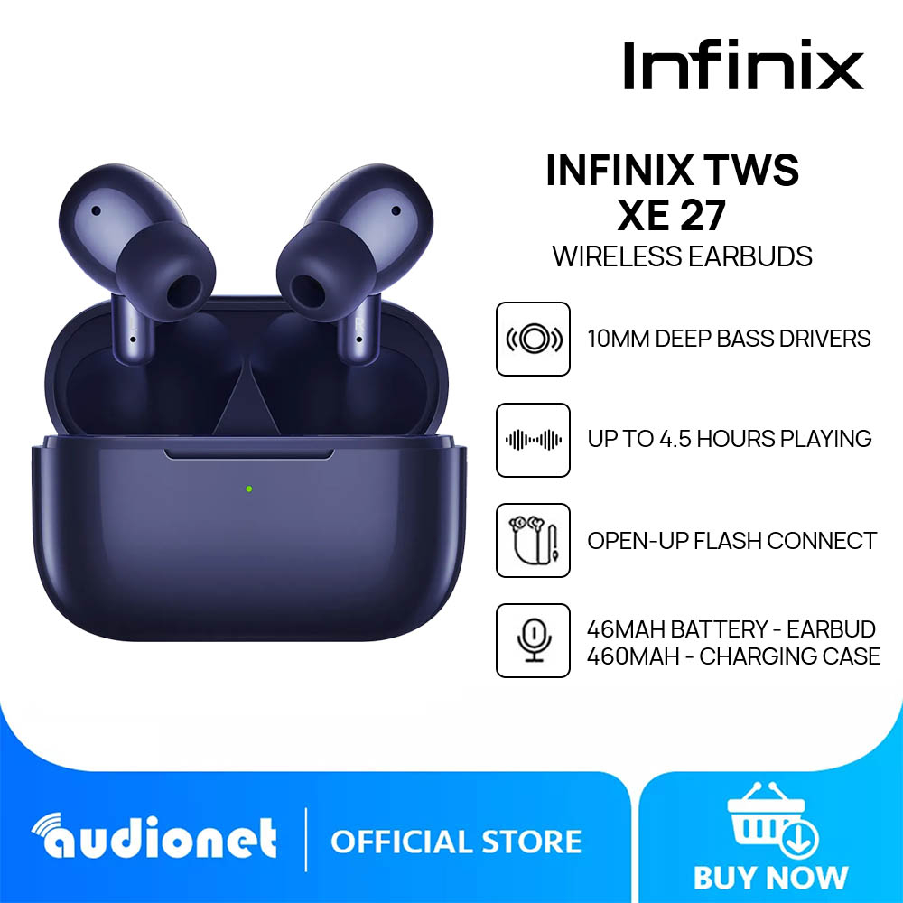 Infinix TWS XE 27 Wireless Earbuds | Active Noise Cancellation | 60ms ...