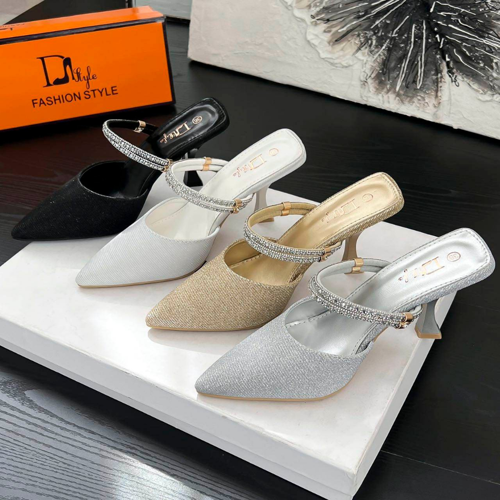 JK COD 7932-3 Pointed Glossy Heels for Women | Shopee Philippines