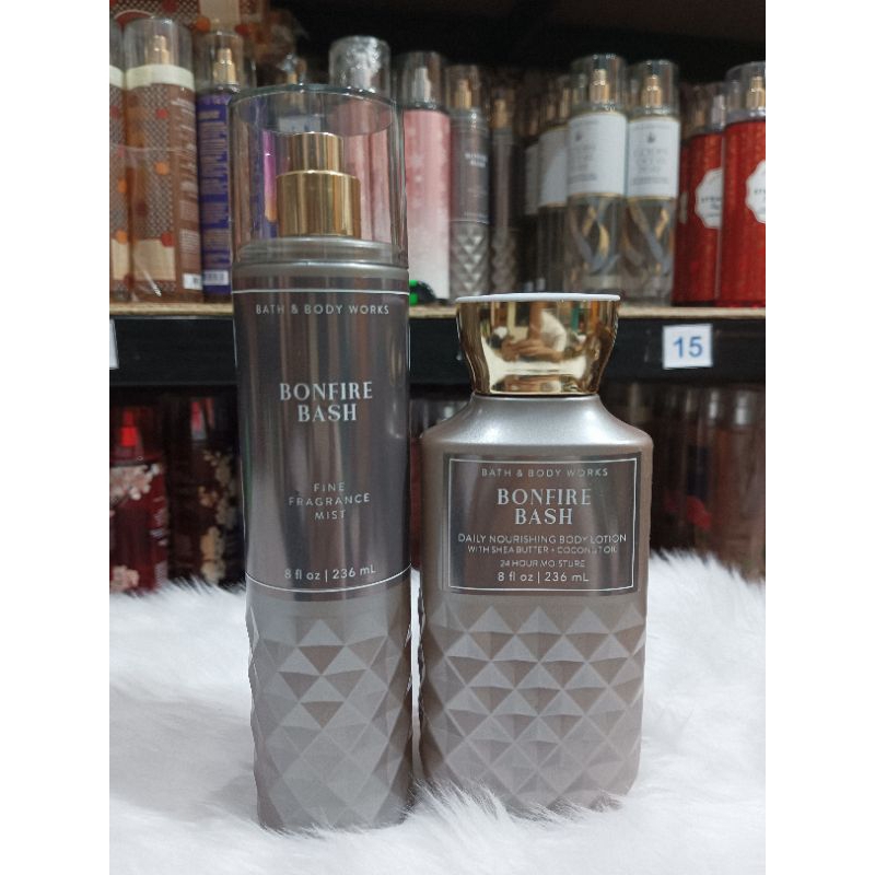 Bath & Body Works Bonfire Bash Body Mist - Lotion 236ml | Shopee ...