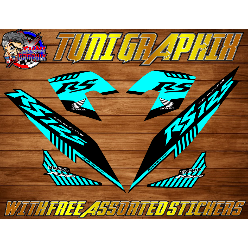 Honda RS 125 Fi Stock Decals (NEW DESIGN 2022) | Shopee Philippines