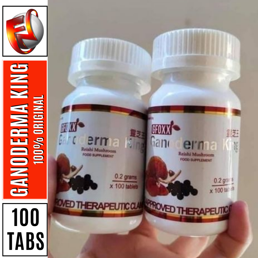 Original Ganoderma king, Reishi mushroom 100 Tablets | Shopee Philippines
