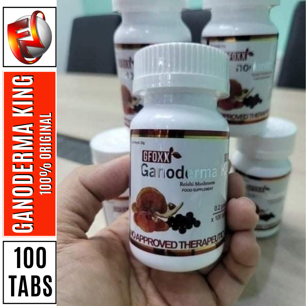 Original Ganoderma king, Reishi mushroom 100 Tablets | Shopee Philippines
