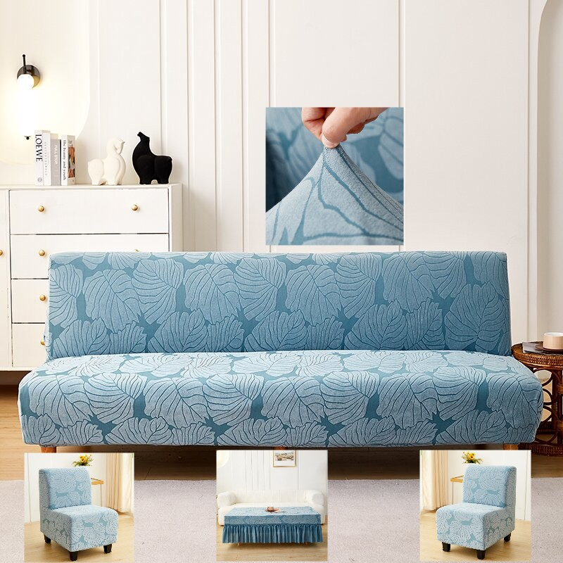 NICE*Lambswool thickened sofa bed cover single armless sofa cover mini ...