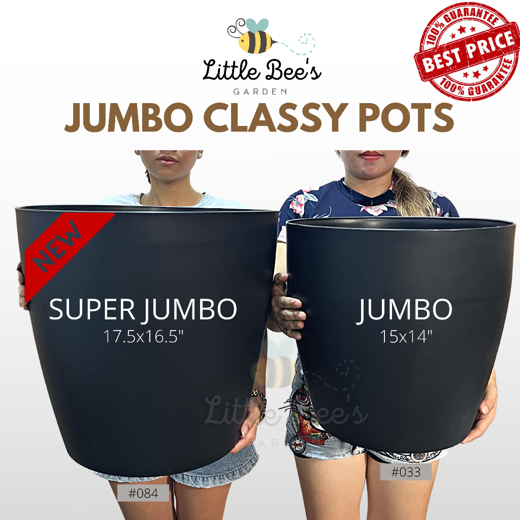 NEW!! SUPER JUMBO Classy Minimalist Yayamanin Pots | White | Black ...