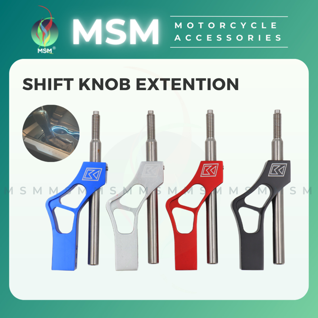 Universal Gear Lever Extension Stick Adjustable Height Car Shift Knob ...