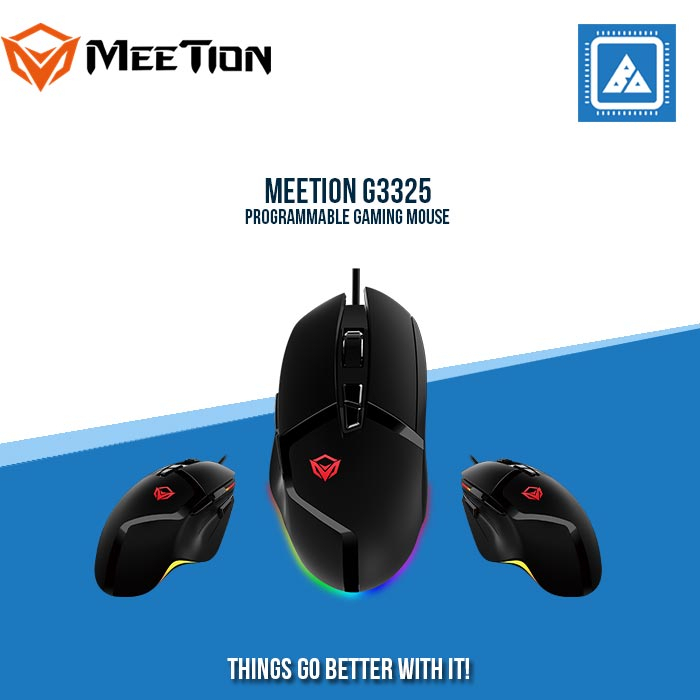 MEETION G3325 Programmable Gaming Mouse | Shopee Philippines