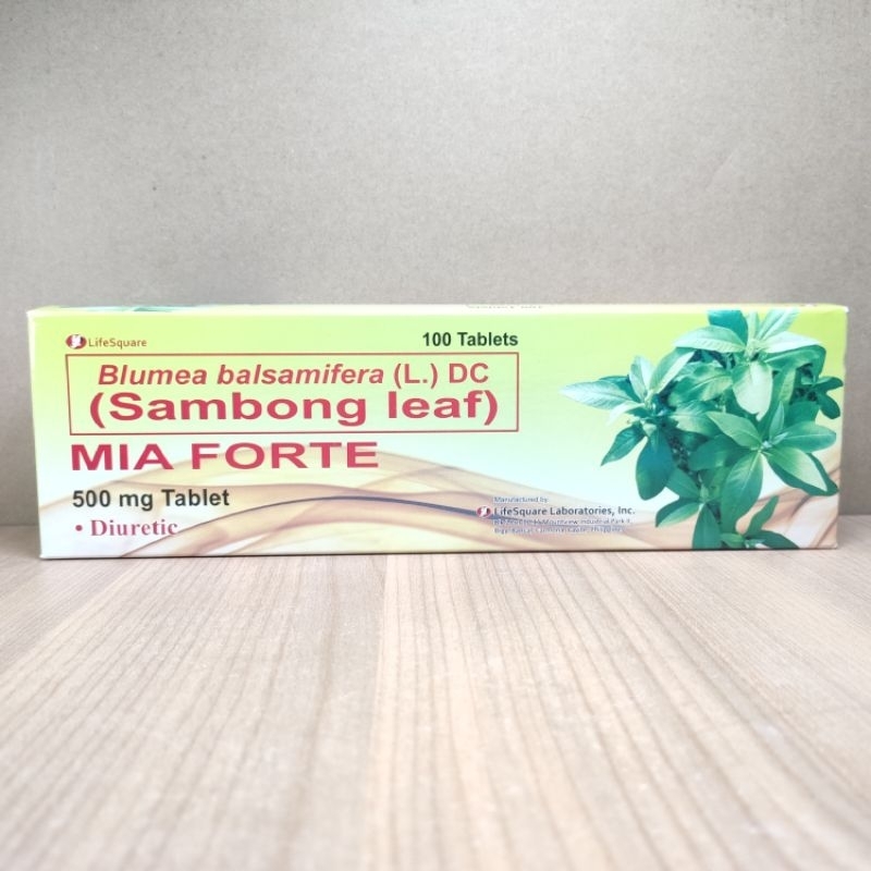 Sambong Leaf (MIA FORTE) 100 Tablets | Shopee Philippines