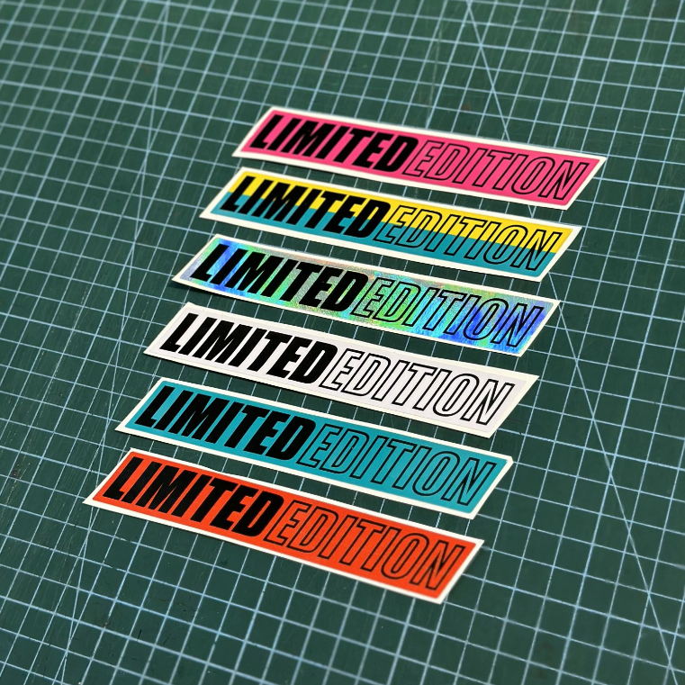 LImited Edition Multicolor Sticker Decals for Motorcycle and Car ...