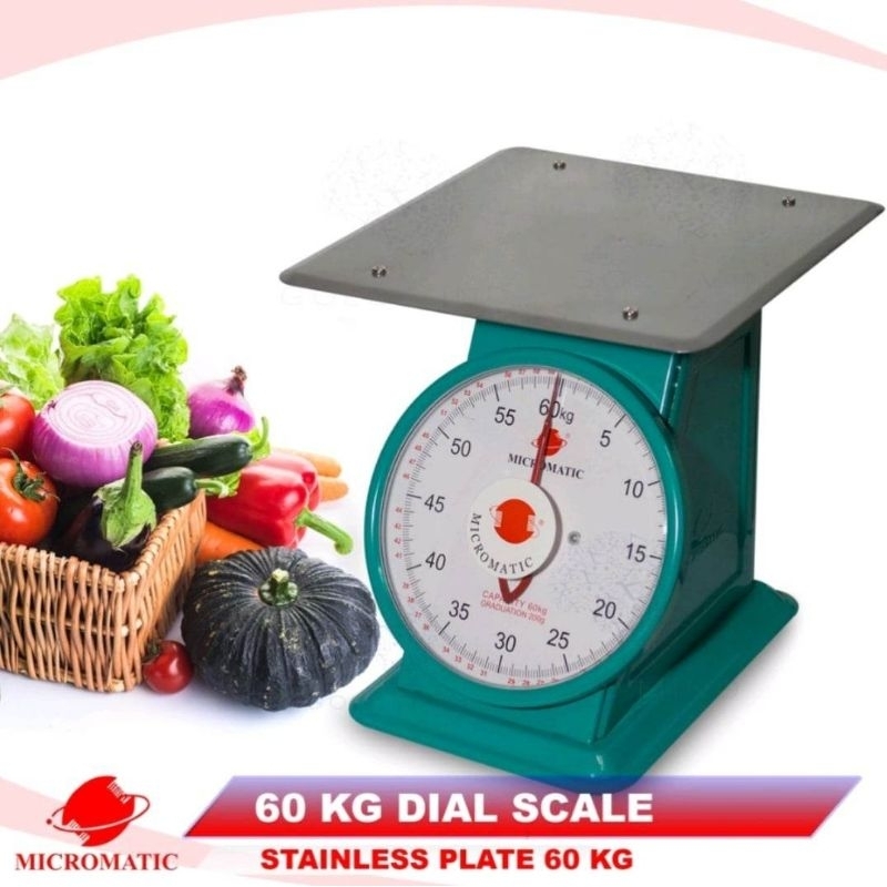 Micromatic Weighing Scale 60kg Timbangan | Shopee Philippines