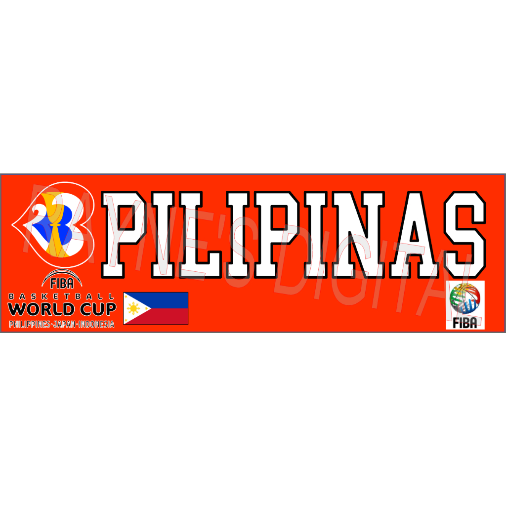 GILAS PILIPINAS FIBA 2023 Sticker | Shopee Philippines