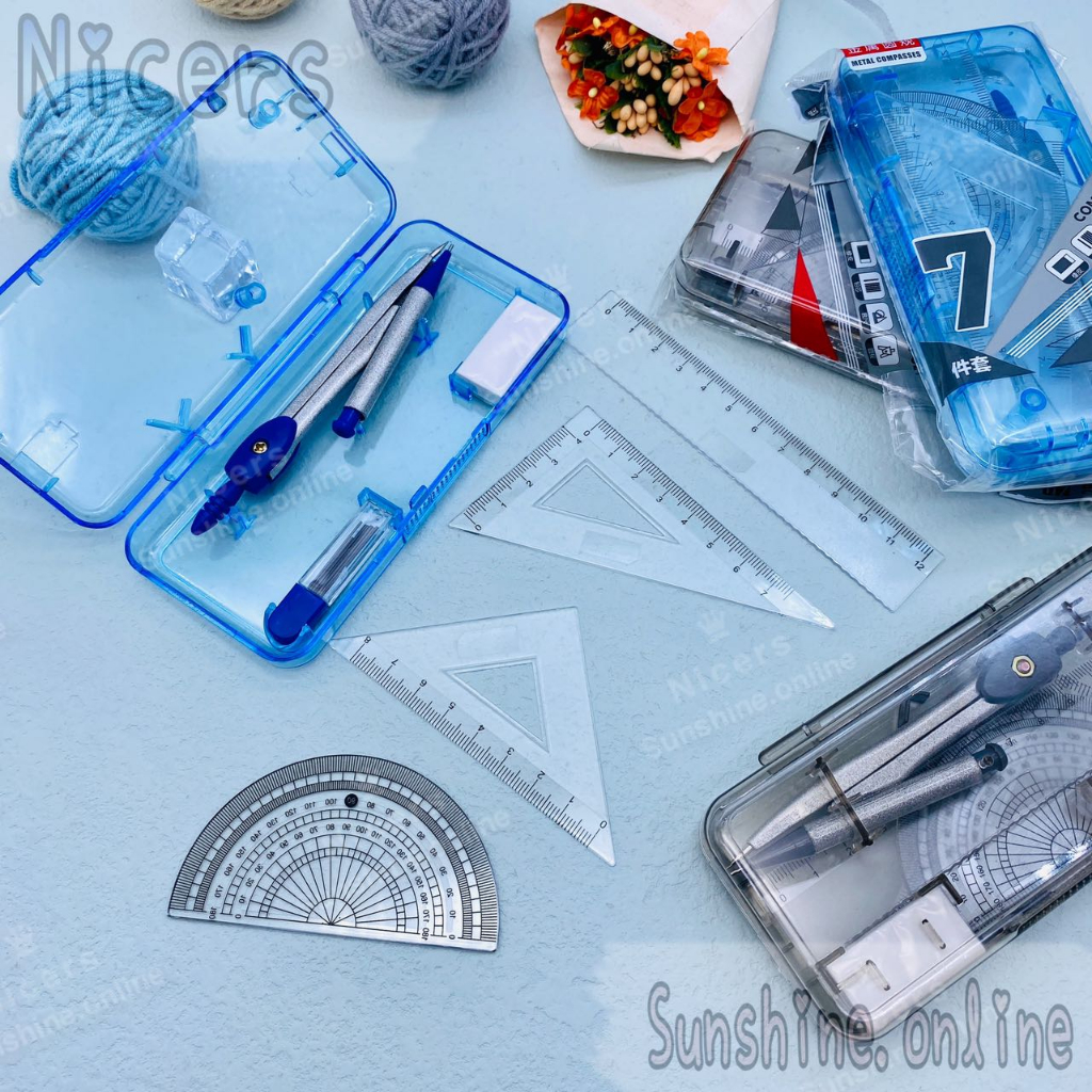 7in1metal Compass Set Compass Drawingtools Supplies 9006 Shopee Philippines