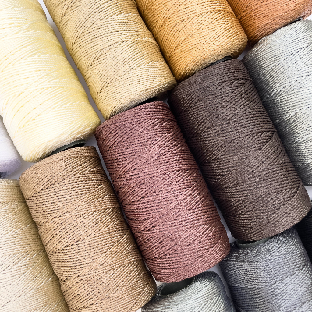 PP Yarn 1.5mm Polypropylene Nylon Bag Yarn Rope Cone - 1 of 2 | Shopee ...