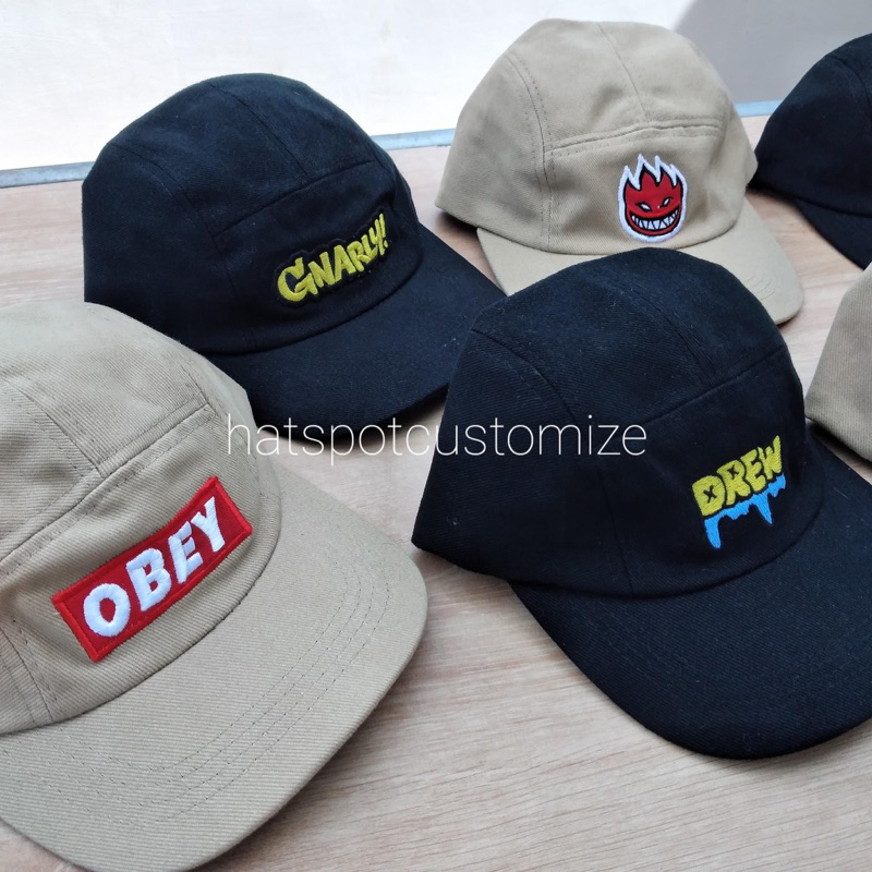 5 Panel Caps Embroidery | Shopee Philippines