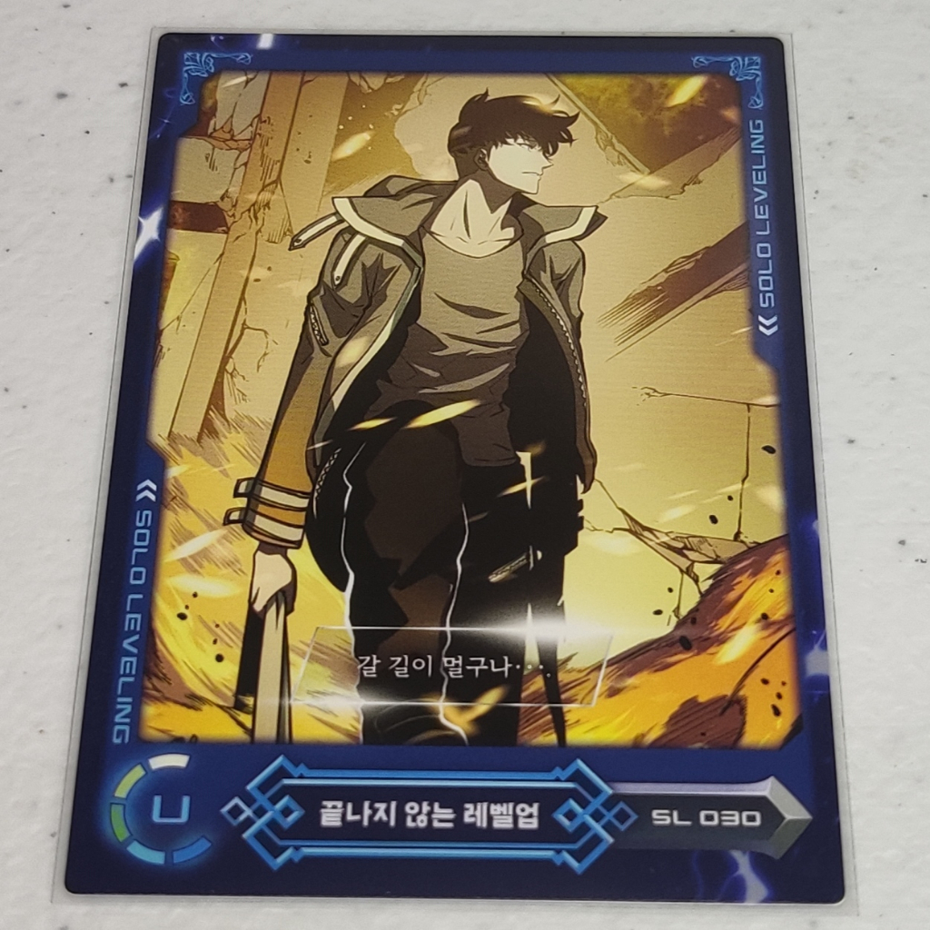 Solo Leveling D&C Webtoon Official Cards Volume 1 U | Shopee Philippines