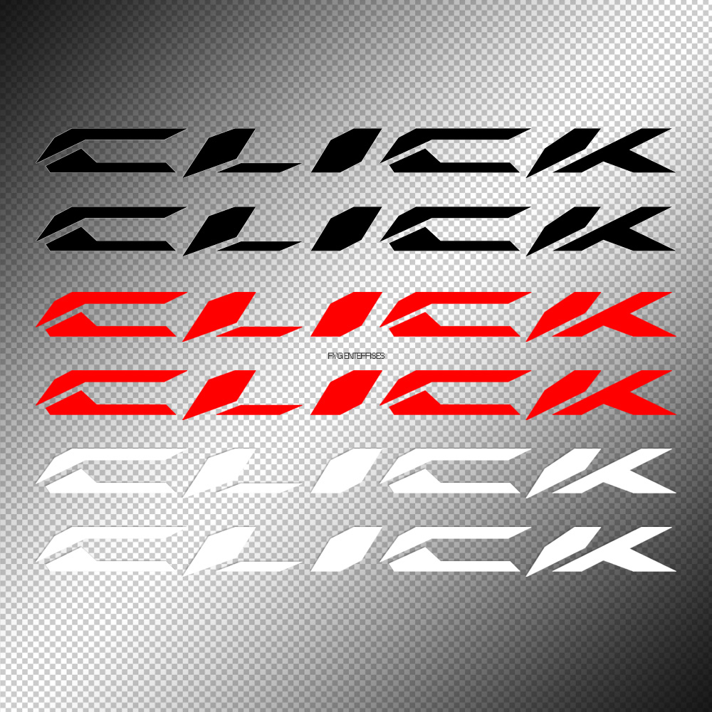 Stickers | 2x honda Click | Racing | Decals | Stripes | Vinyl Weather ...