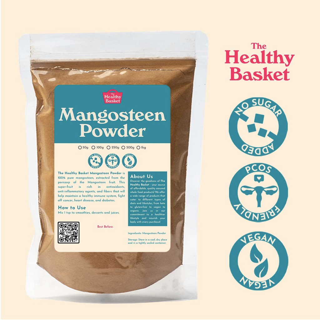 Healthy Basket Mangosteen Powder (50g, 100g & 250g) | Shopee Philippines