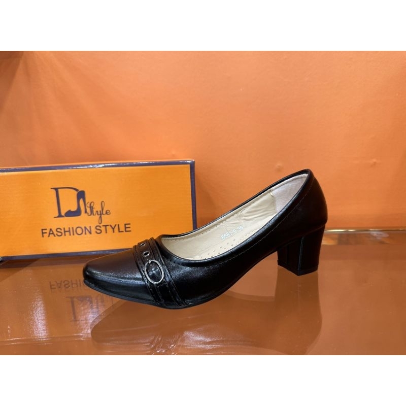 JK COD 6681 Black shoes 2inch heels for women | Shopee Philippines