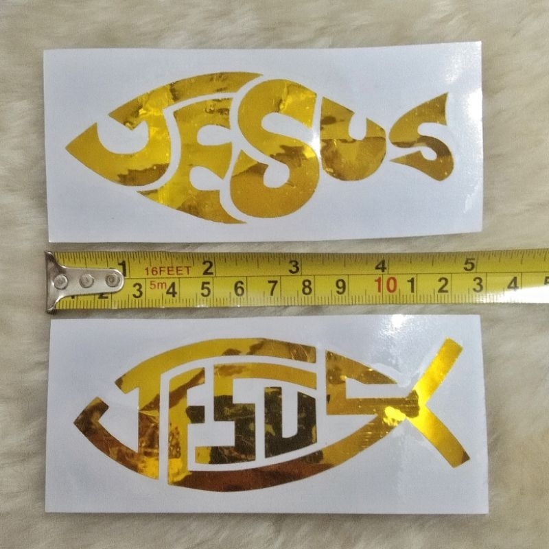 Jesus Christian Fish Car Sticker | Shopee Philippines