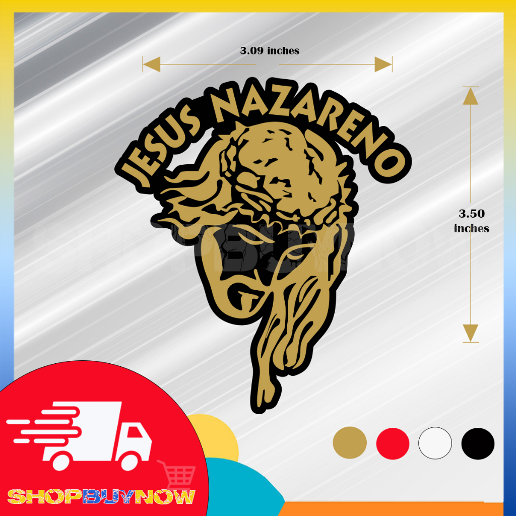 Jesus Nazareno Decal Sticker | Shopee Philippines