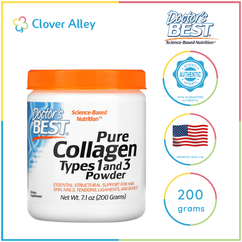 Doctor's Best Pure Collagen Types 1 & 3, 200 grams(05/2025 expiry ...