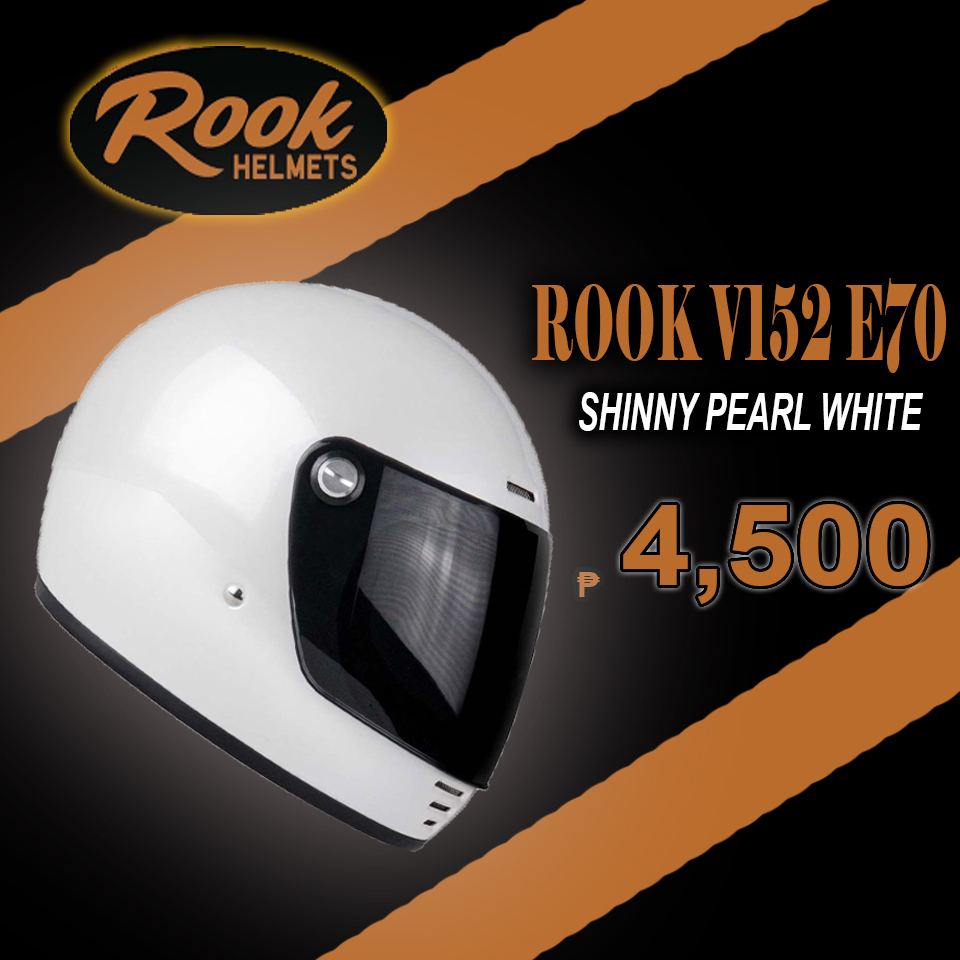 Rook Classic Helmet monocolors Full Face With Clear Lens | Shopee ...