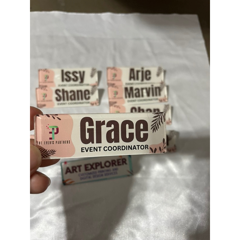 Acrylic Name Plate Customized | Shopee Philippines