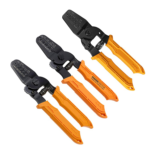 ENGINEER Universal Precision Crimping Pliers PA-09/20/21 For Open Barrel Terminals, Wires AWG ...